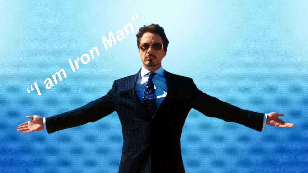 Every time Tony Stark says I AM IRON MAN - YouTube
