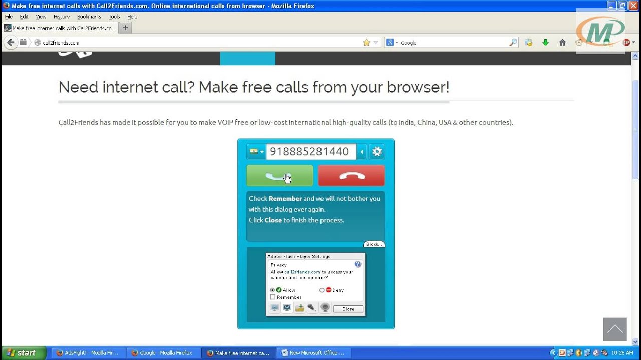 Free Phone Calls From PC to Mobile www manapc com - YouTube