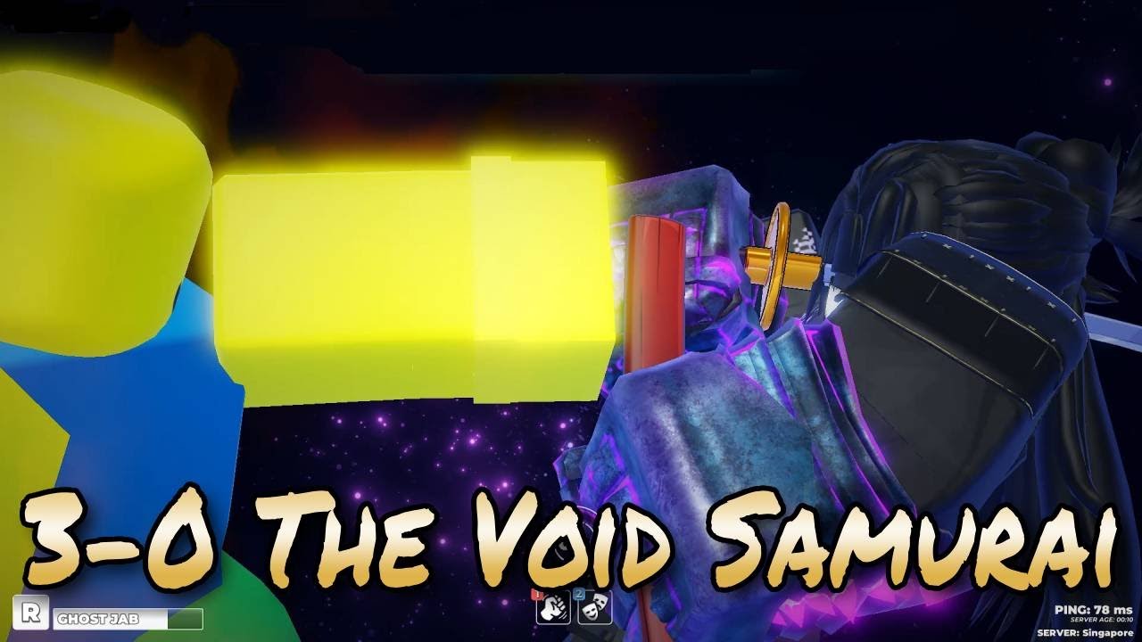 3-0 The Void Samurai HARD | Untitled Boxing Game - The Hunt Mega Token ...