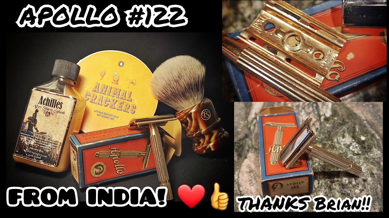 Vintage Apollo #122 Safety Razor | FROM INDIA | LIGHT WITH BITE | "TECH ...