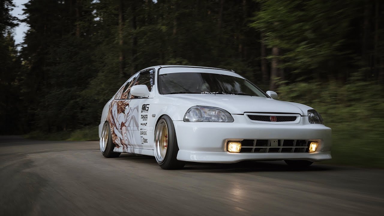 Renda’s Stanced Honda Civic EJ6 Coupe | 4K - YouTube