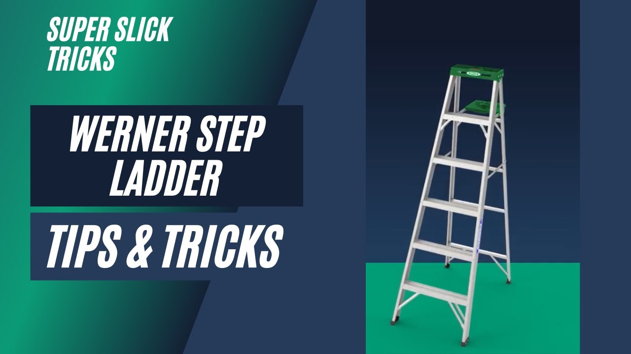 Werner step ladder tricks / 4FT TYPE II ALUMINUM STEP LADDER 354 / sst ...