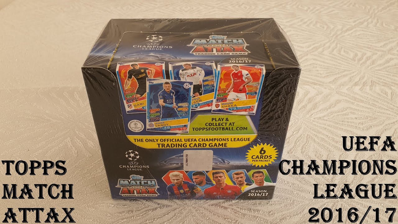 Topps Match Attax UEFA Champions League 2016/17 Booster Box || New ...