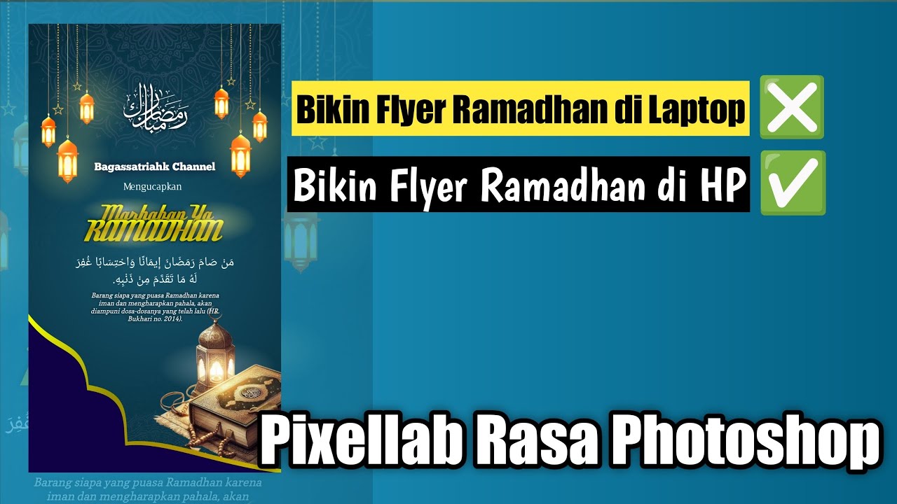 Desain Flyer Ucapan Ramadhan 2025 | Pixellab Tutorial, Part 1 - YouTube