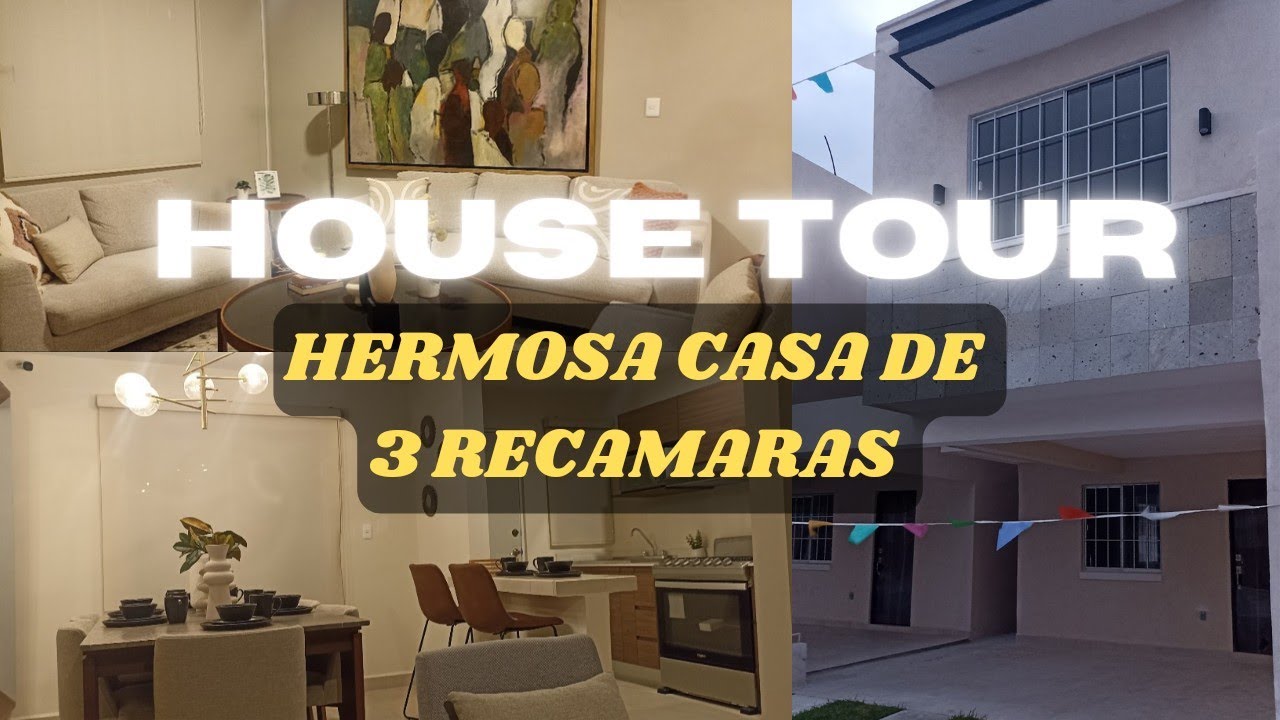 HOUSE TOUR/ Casa Preciosa de 3 Recamaras 🏡 #housetour - YouTube