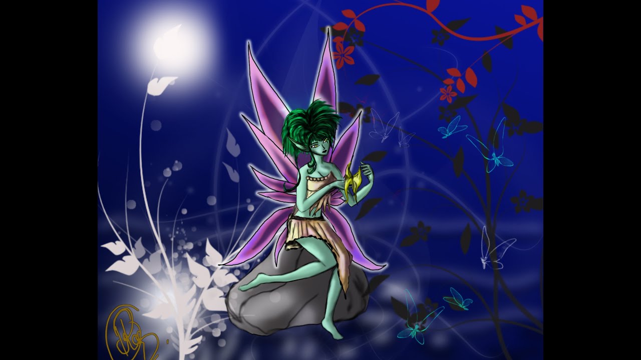 How to draw Hada del bosque / Fairy in the forest - Speedpaint / Speed ...
