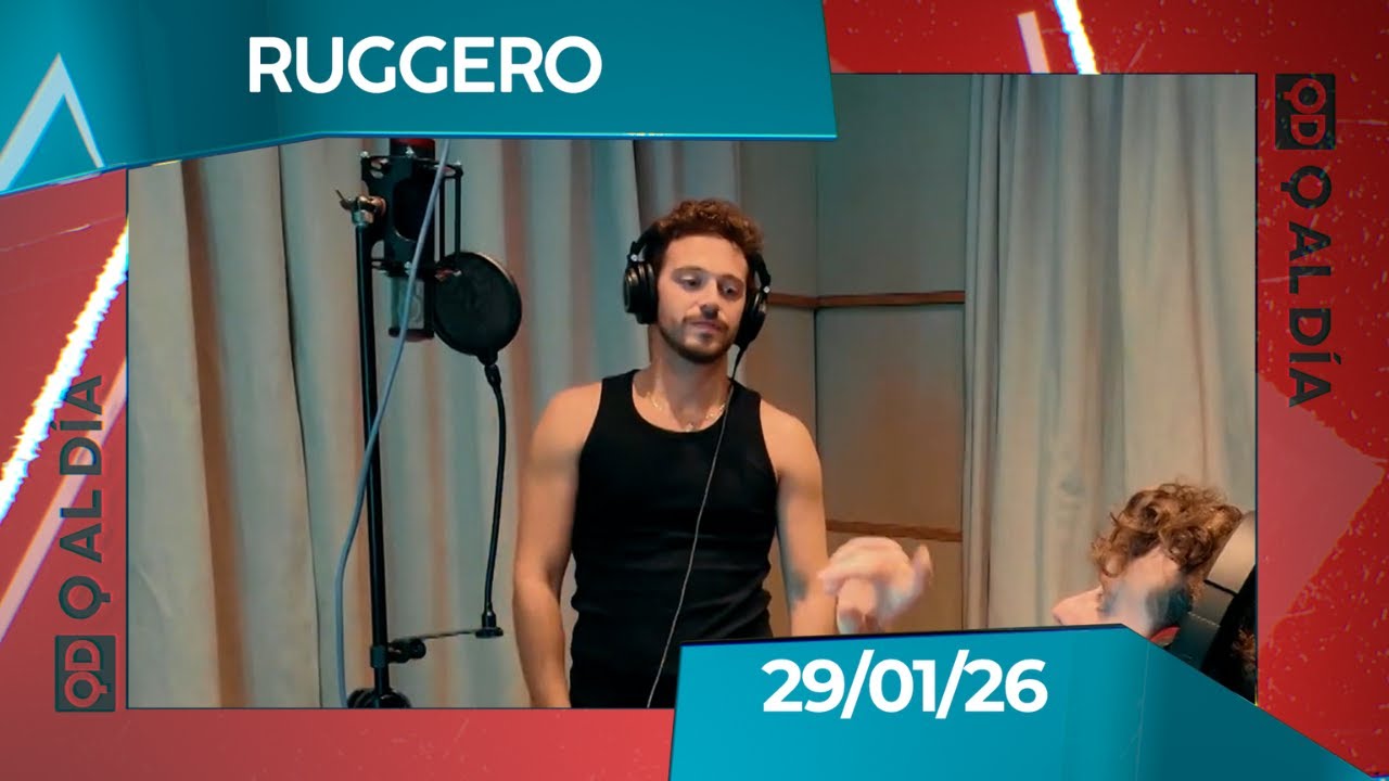 RUGGERO MOSTRÓ CÓMO GRABÓ "SENTIMENTI" 🎥 #QAlDía 29/01/26 - YouTube