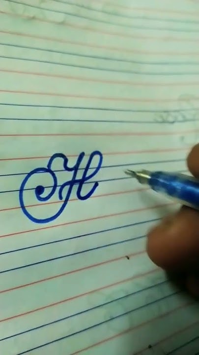 How to write "Hello" in neat and clean cursive writing 🎉 - YouTube