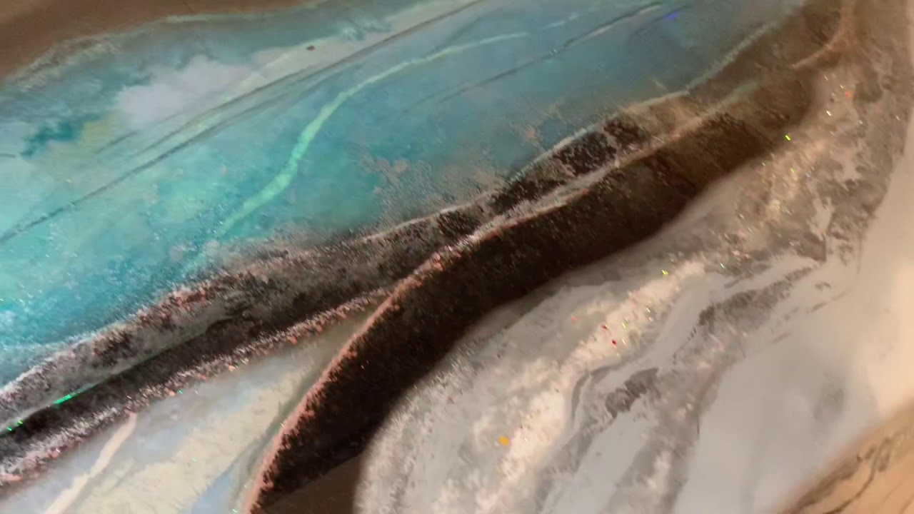 Opal looking countertop - YouTube