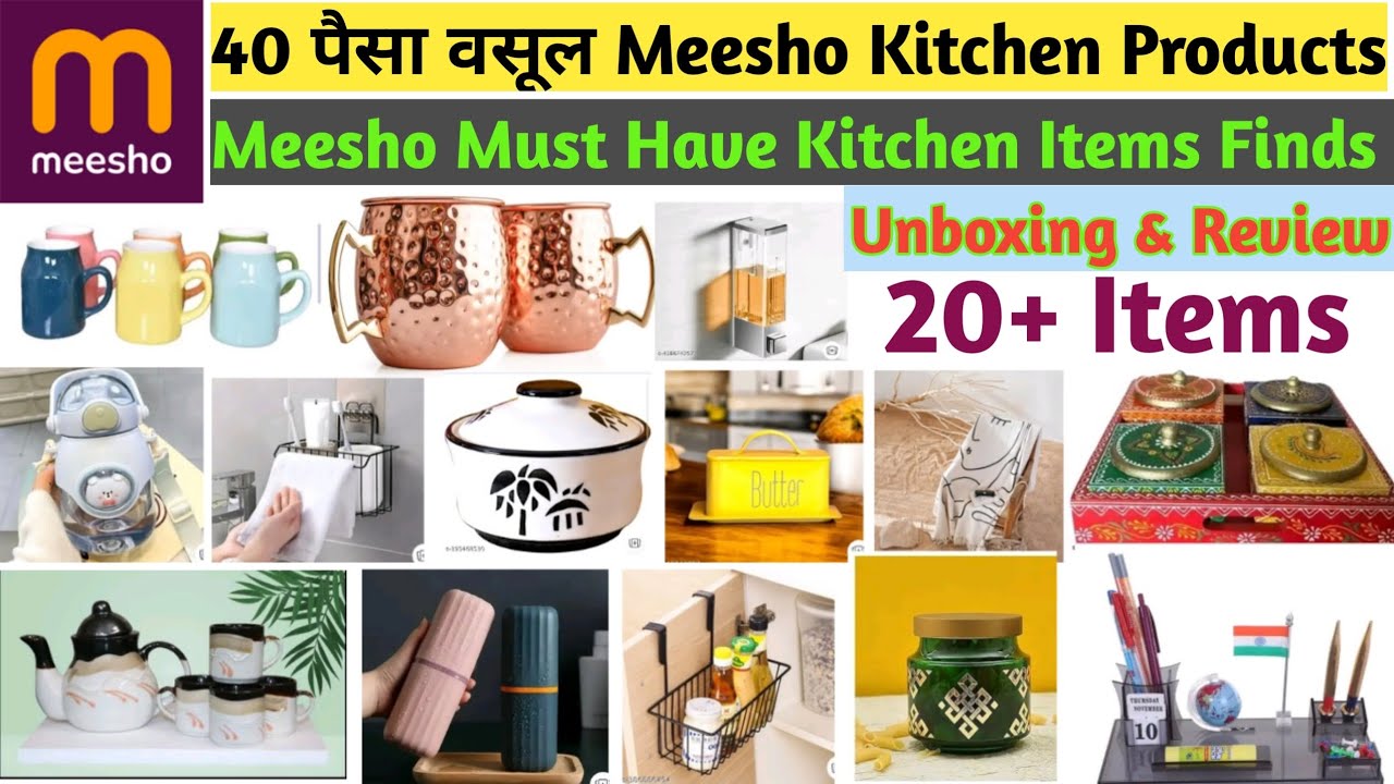 40 पैसा वसूल Meesho Kitchen Products | 20+ Meesho Must Have Kitchen ...