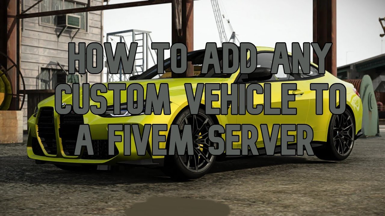 How to addon cars in fivem server and add it in your car dealership ...