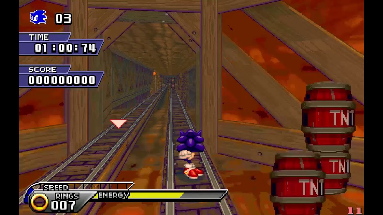 Modern Sonic can rail grind - YouTube