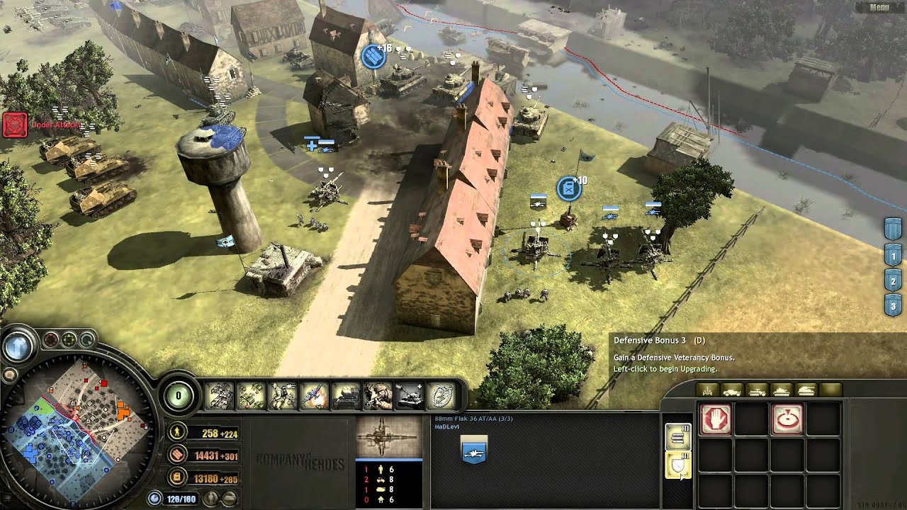 company of heroes NHC MOD 1vs2 - YouTube