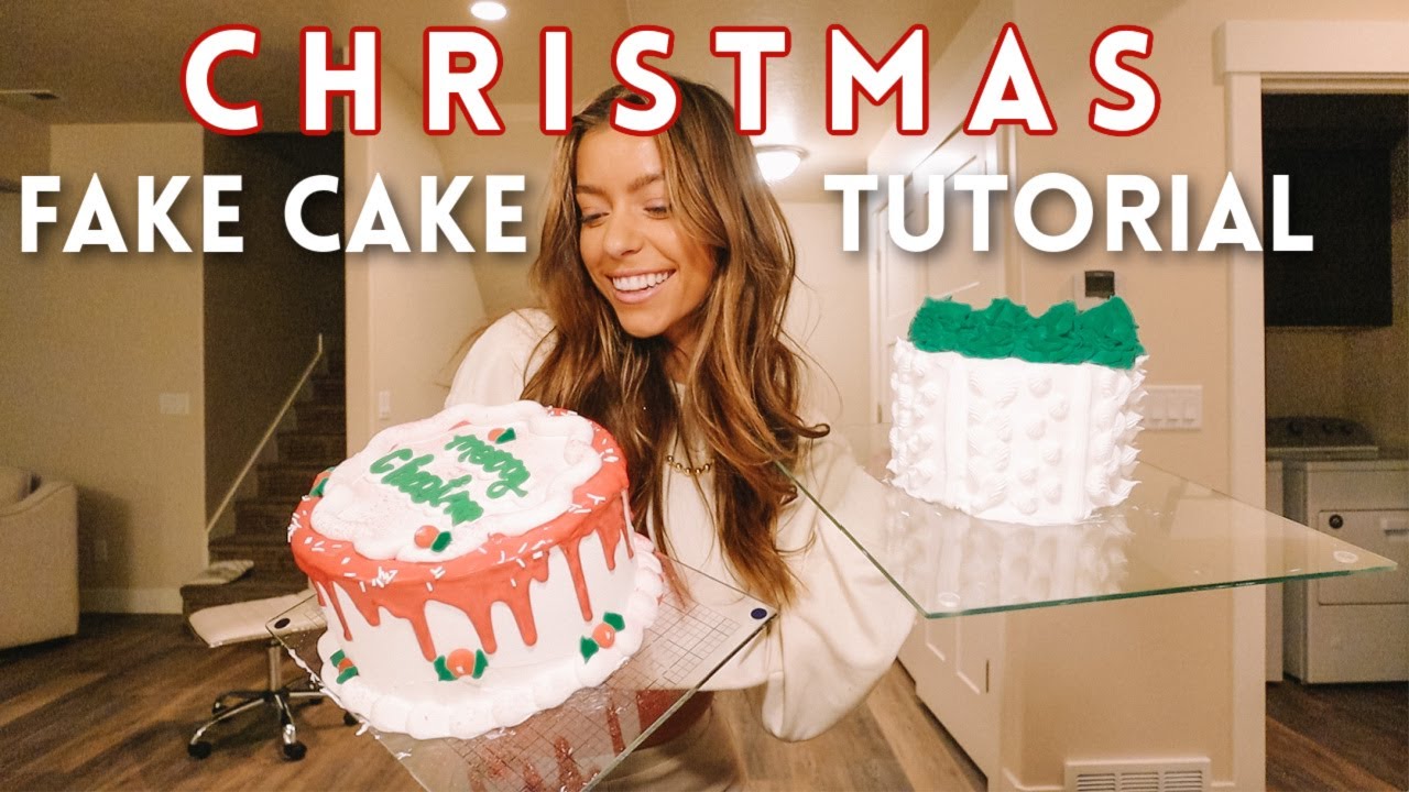 How to make fake cakes + tips ~vlogmas day 17~ - YouTube