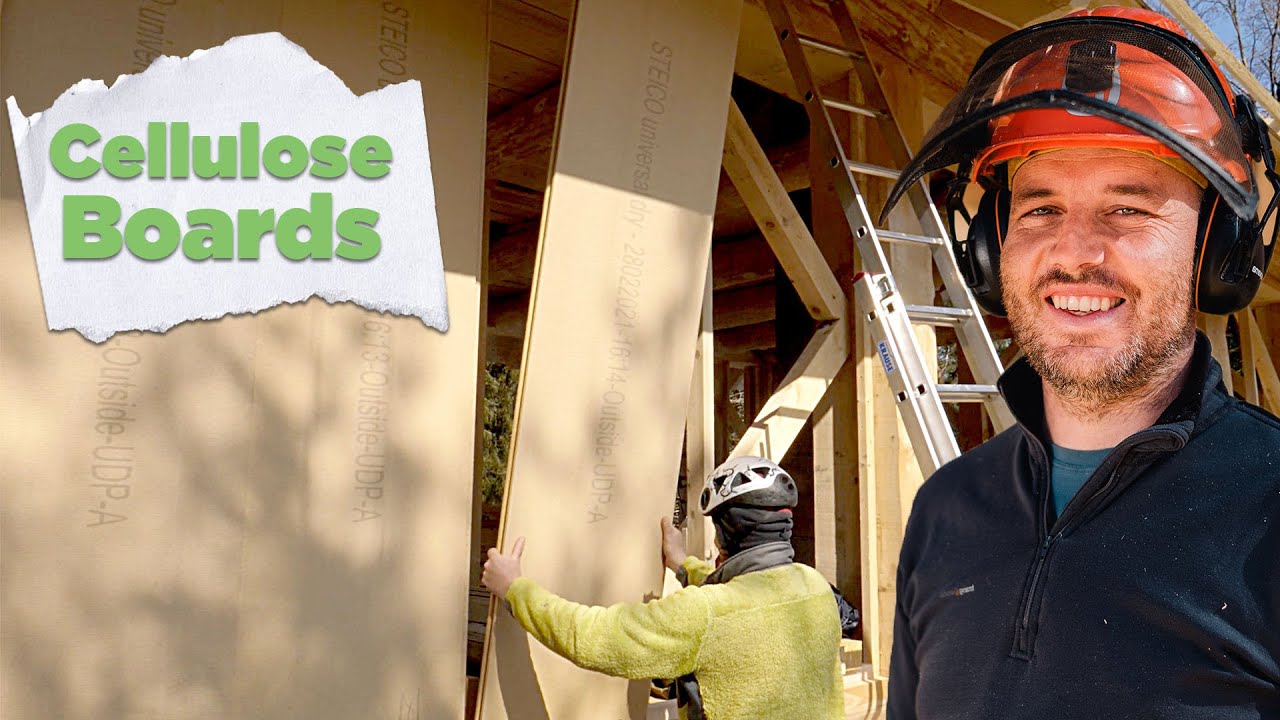Wooden House Insulation - Closing the Outside Walls with Cellulose ...