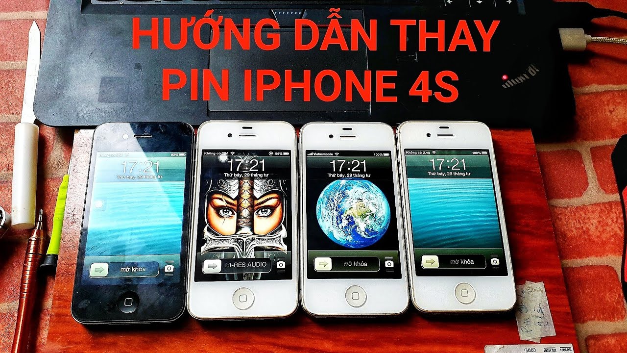 Hướng dẫn thay pin iPhone 4s | Yêu công nghệ - YouTube