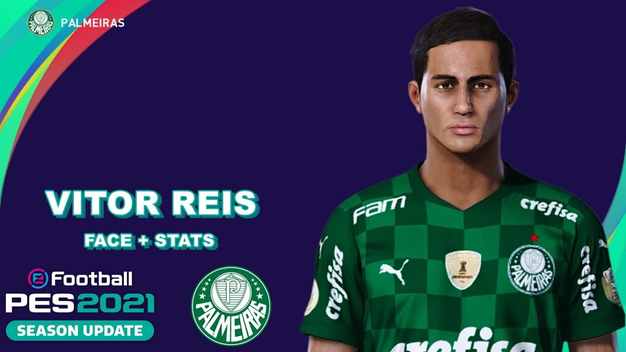 VITOR REIS PES 2021 (PALMEIRAS) EFOOTBALL COMO FAZER - YouTube