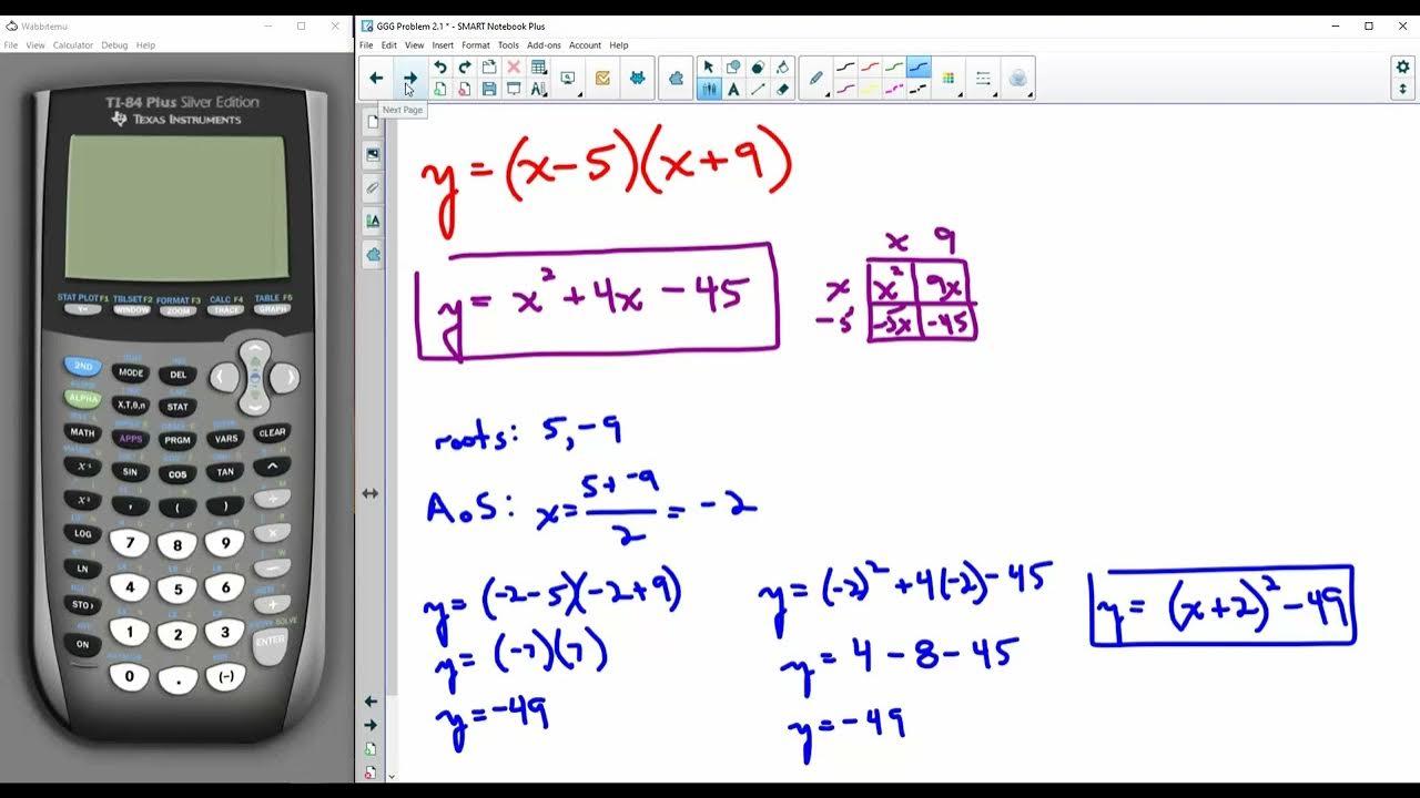Converting Between Quadratic Forms - YouTube