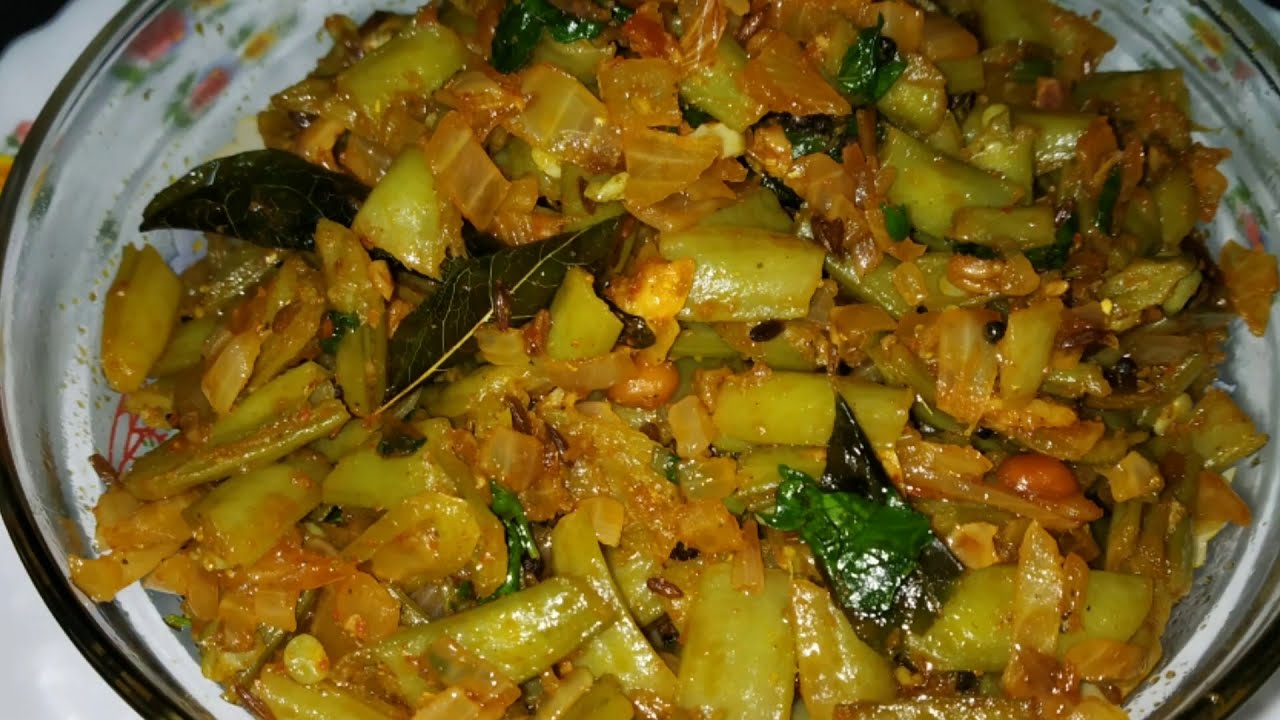 Goru Chikkudu Vellulli Karam Fry | గోరు చిక్కుడు ఫ్రై ఇలా వెల్లుల్లి ...