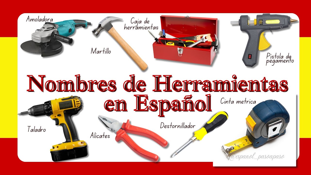 Aprende Herramientas en Español | Learn Tools in Spanish - YouTube