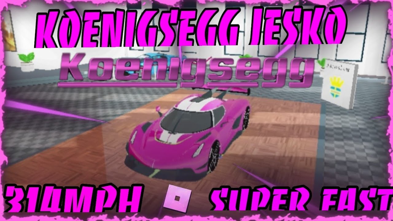 Super fast Koenigsegg Jesko in vehicle legends Roblox | ROBLOX ...