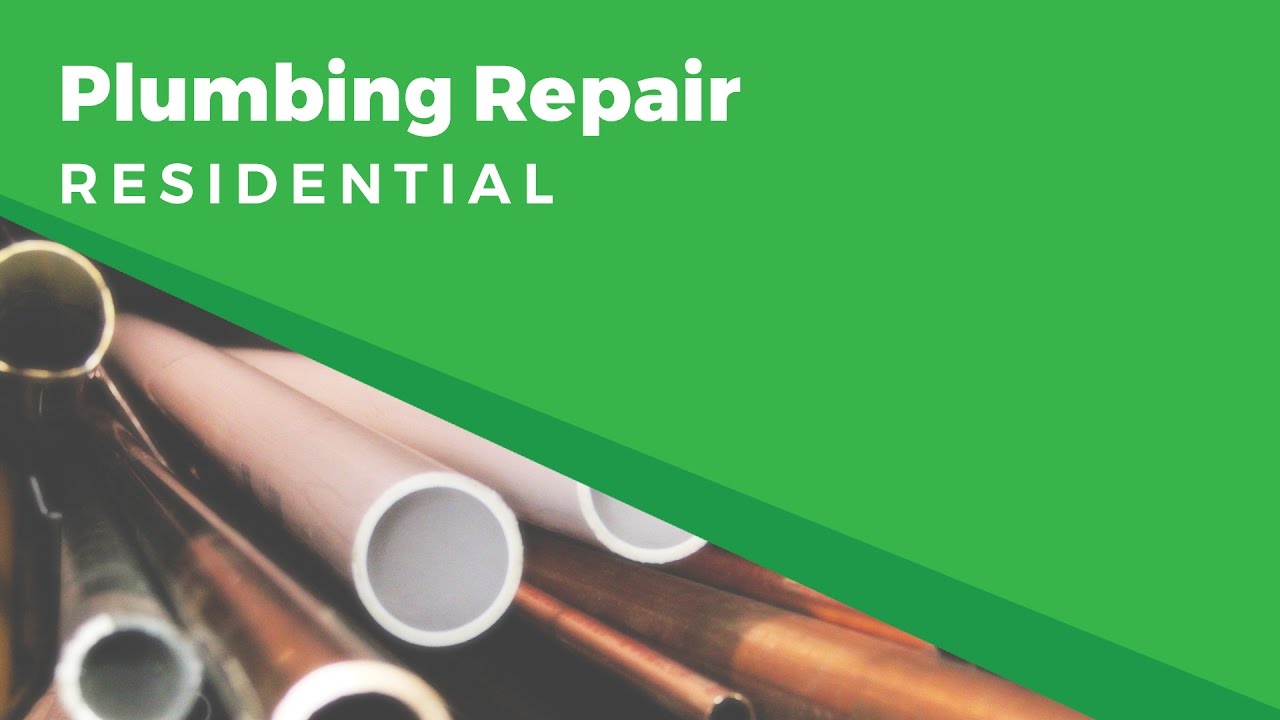 Residential Pipe Repair - YouTube