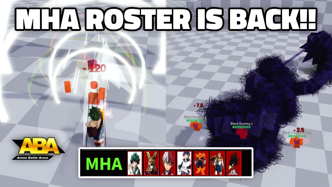 [ABA] the MHA ROSTER IS BACK AND BETTER THAN EVER!!! (finally..) - YouTube