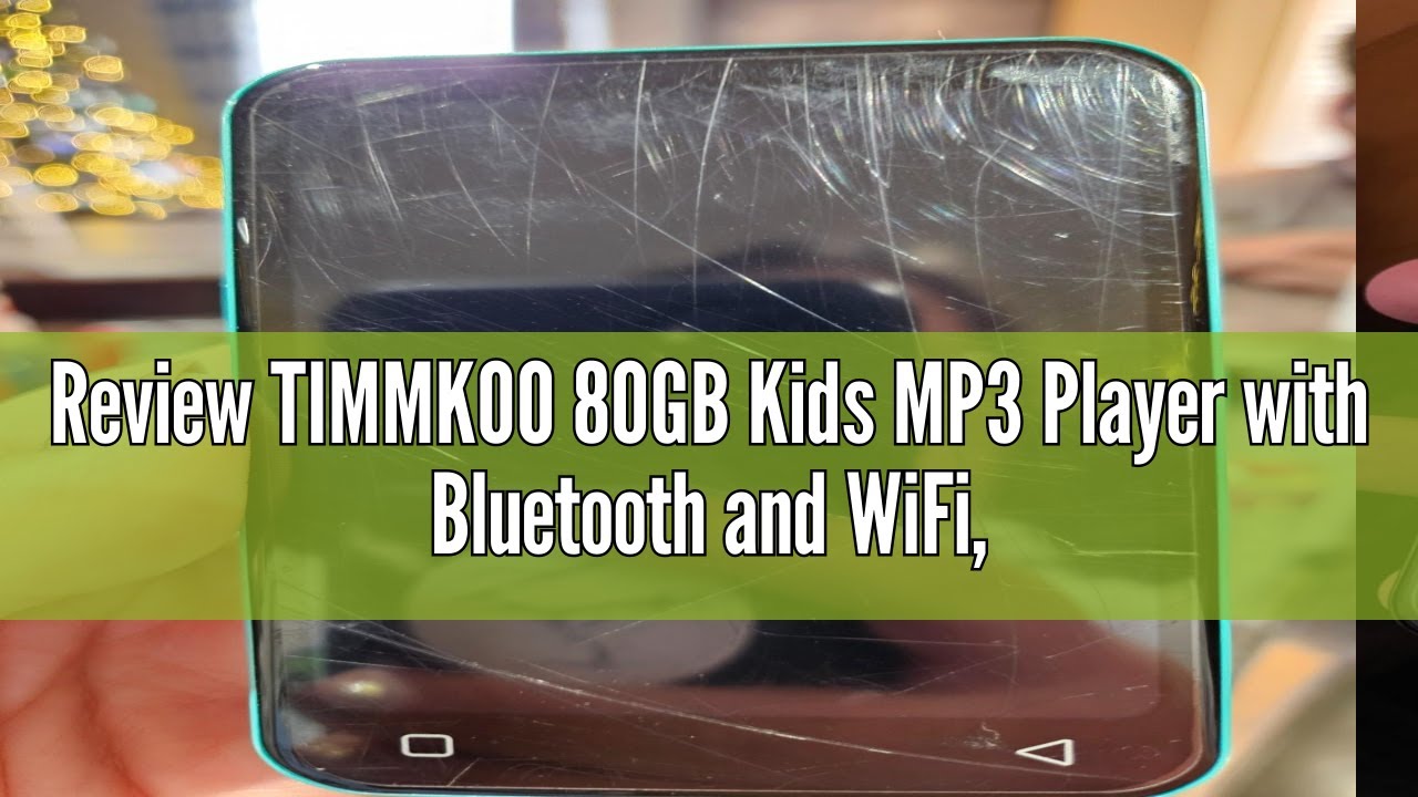 Review TIMMKOO 80GB Kids MP3 Player with Bluetooth and WiFi, Parental ...