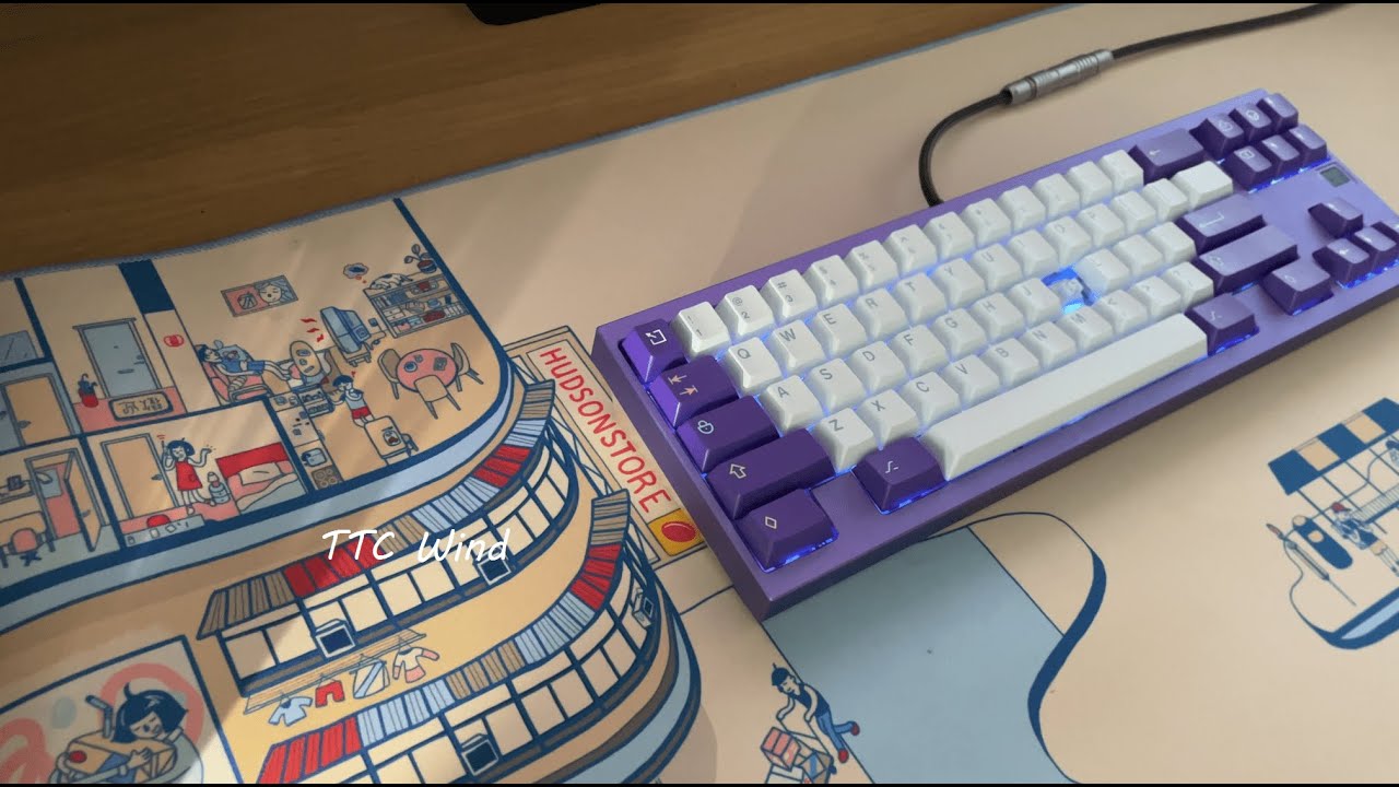 XOX70 Alu plate TTC Wind xox70 ttc윈드 스위치 - YouTube