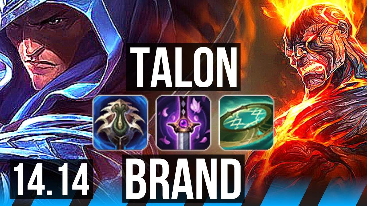 TALON vs BRAND (MID) | Legendary, 7 solo kills, 24/3/2, 800+ games ...