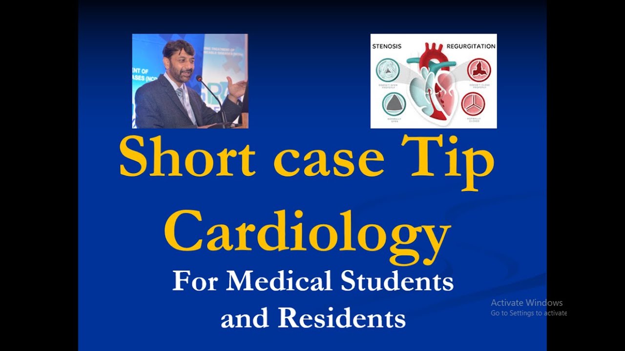 Cardiovascular Short case examination tips.English - YouTube