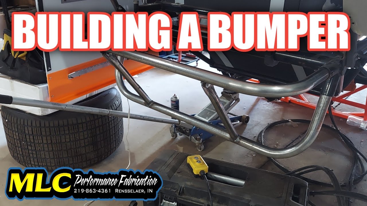 Fabricating a rear bumper for a Dirt Late Model - YouTube