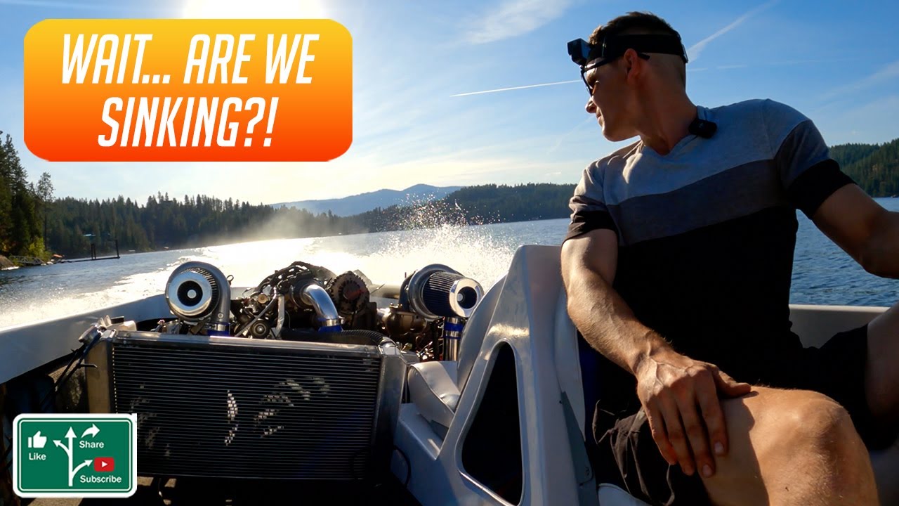 The Sinking of My Twin Turbo Jet boat?! First Time on the Water with ...