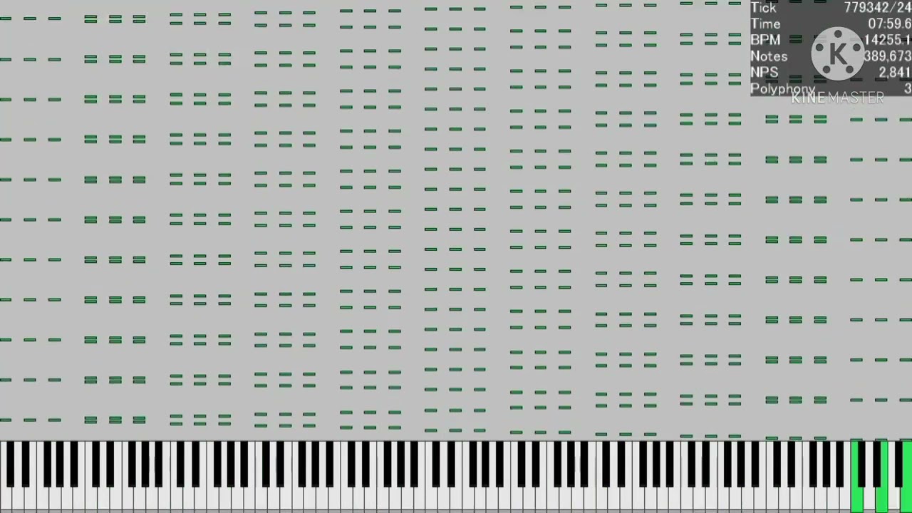 [NUT.mid Series/750 Subs Special] CMajnut.mid (2,304,000 notes) - YouTube