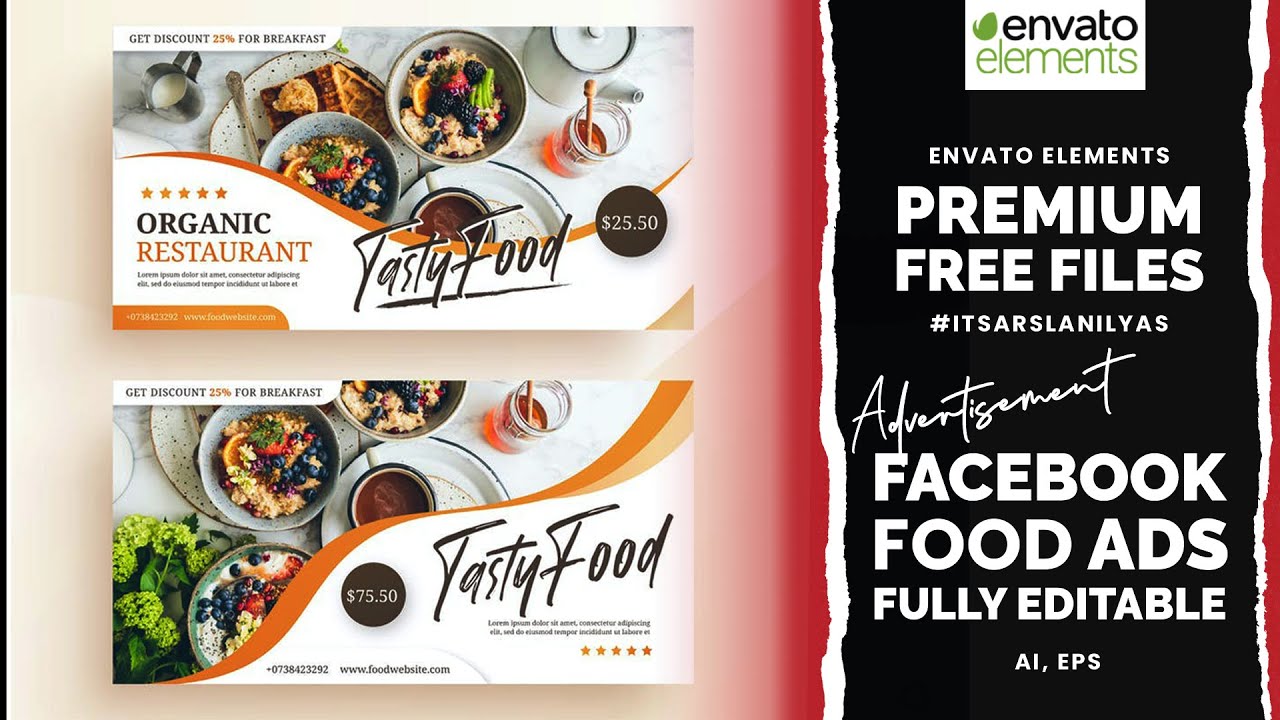 Restaurants, Café, Coffee Shop Fast Food Facebook Ads || Download ...