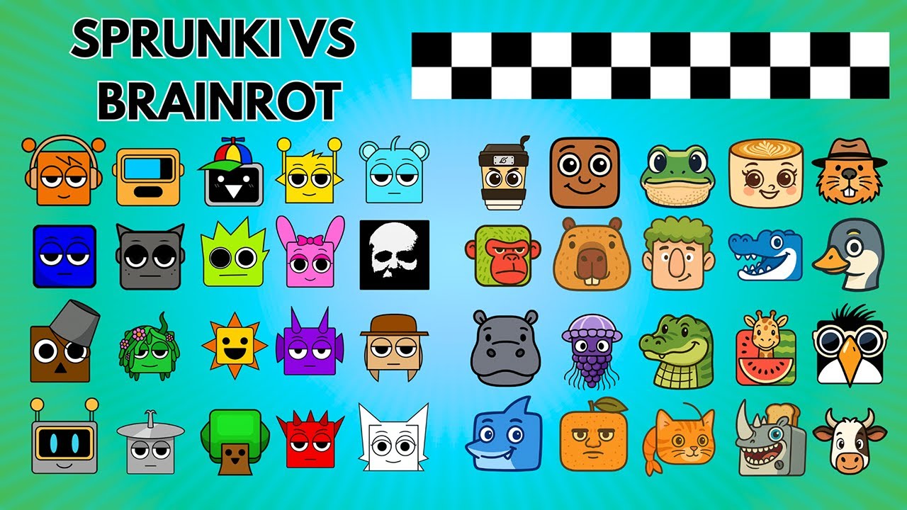 Sprunki Square Race VS Italian Brainrot - Ultimate Battle - YouTube