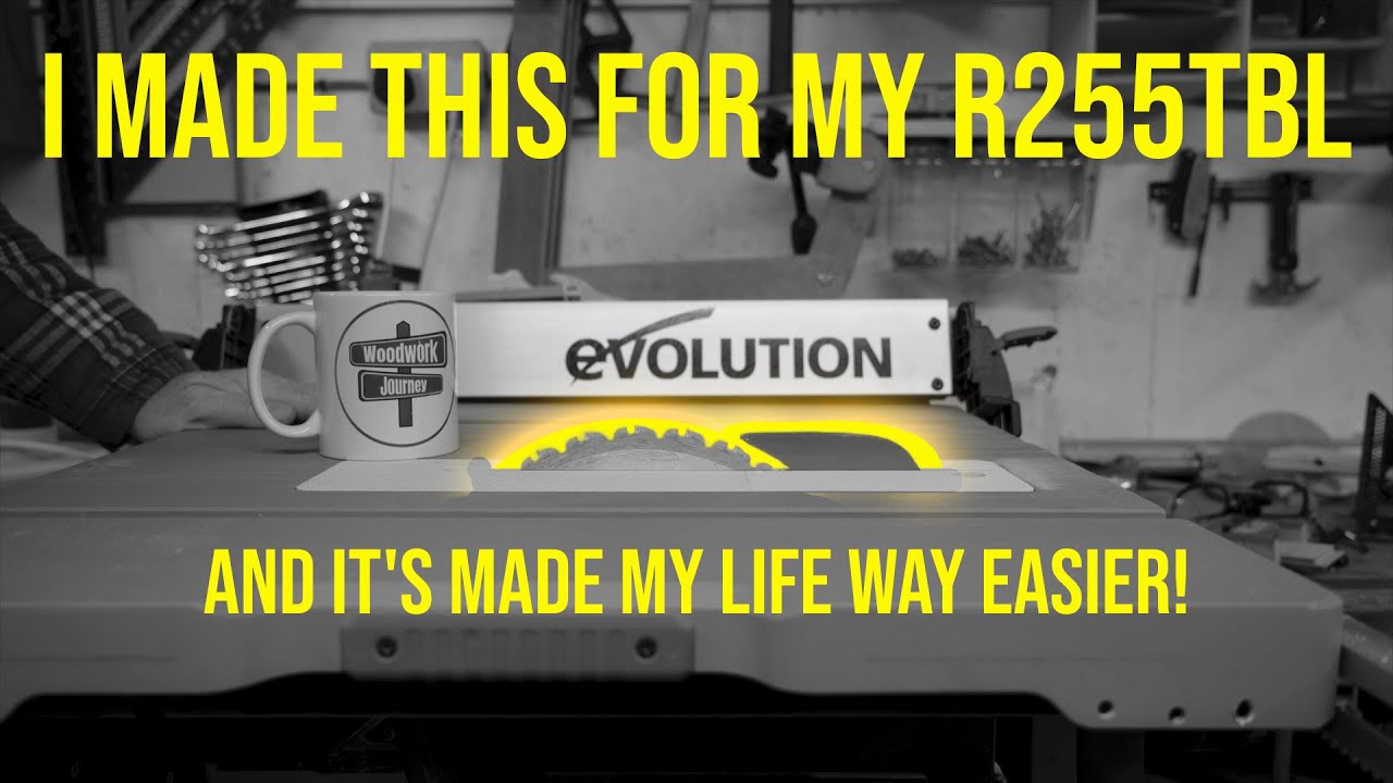 Improving my Evolution R255TBL saw! (to me) - YouTube