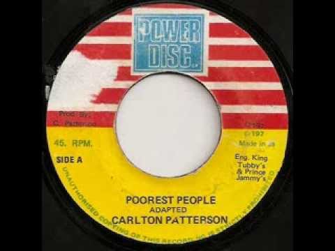 Carlton Patterson – Poorest People (Vinyl) - Discogs