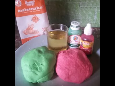 Cara Membuat Clay Dari Tepung Dengan Mudah - YouTube