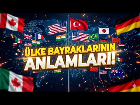 ÜLKE BAYRAKLARININ ANLAMLARI-BAYRAKLARDAKİ HER RENGİN BİR ANLAMI VAR!