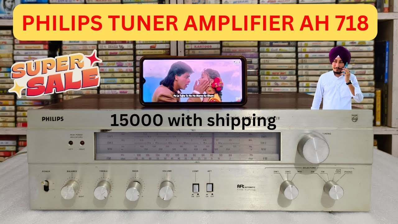 Philips Tuner Amplifier AH-718 Full working condition for sale ...