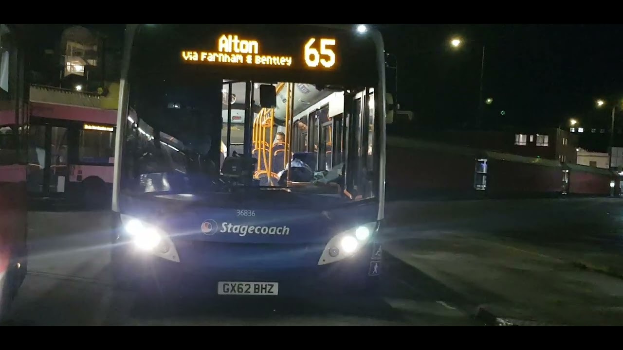 Here is the stagecoach bus 36836 on the number 65 in Guildford ...