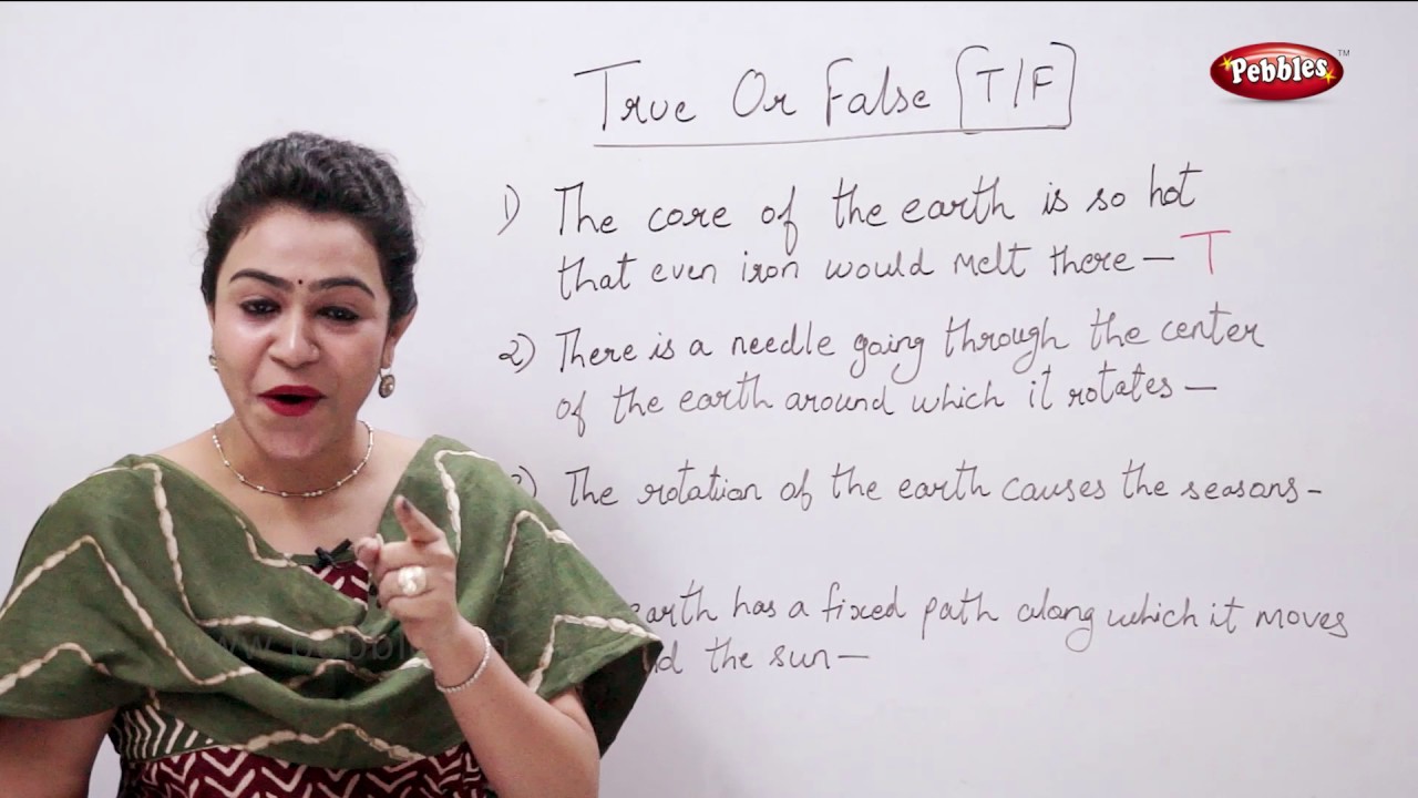 CBSE Class 3 Science : The Earth | True or False | Science Activities ...