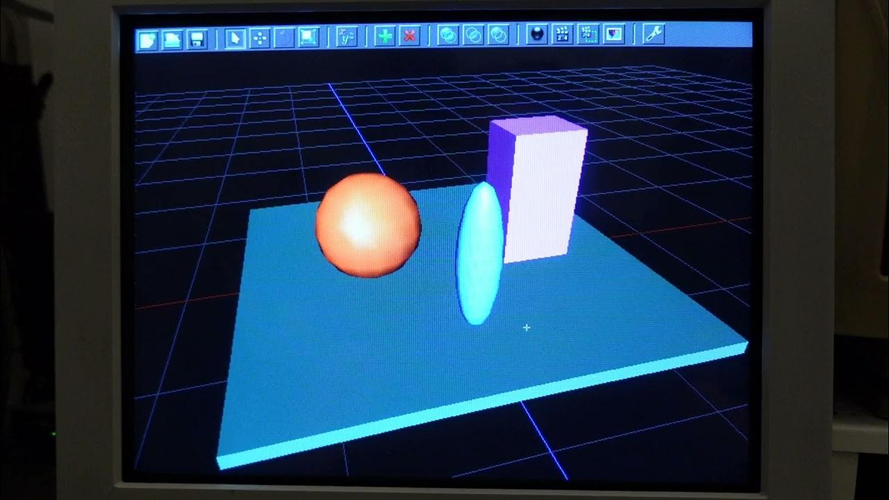 Retroray dev progress #2: GUI toolkit, material editor, axis/plane constraints. - YouTube