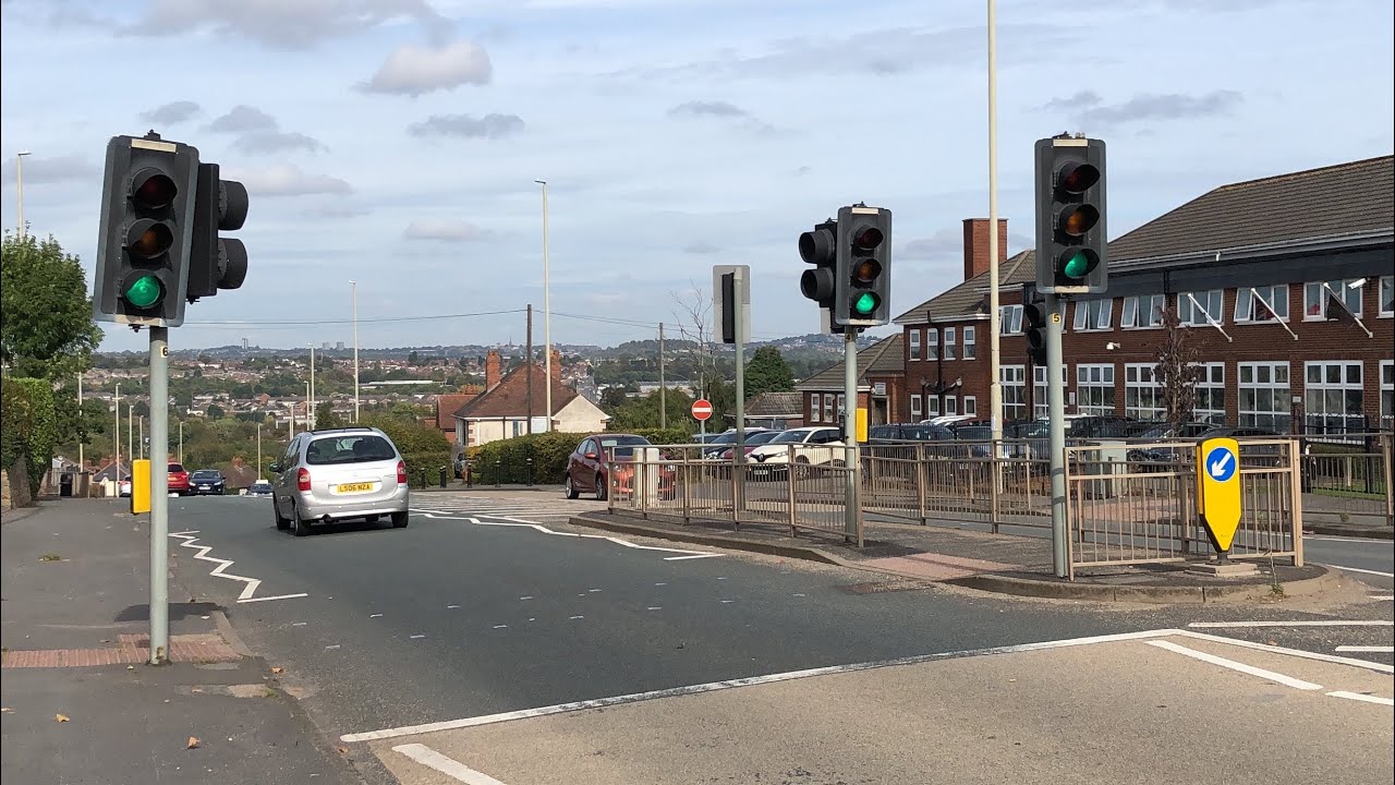 Pelican Crossings on Grange Lane (A4036), Pedmore, Stourbridge (West ...