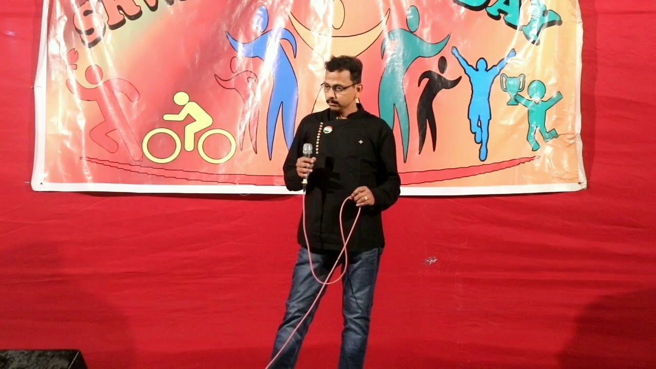 Santosh Parab Song In Sahyadri Annual day Anushaktinagar - YouTube