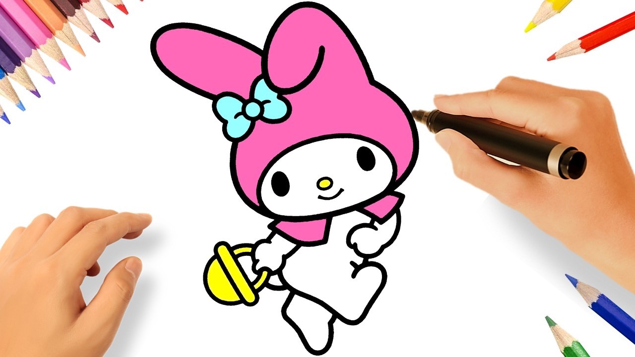 HOW TO DRAW MY MELODY 🐰🎀 | SANRIO - YouTube