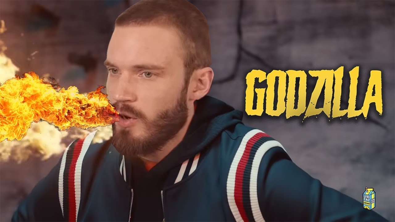 PewDiePie Raps Godzilla (FAST PART)!!! - YouTube