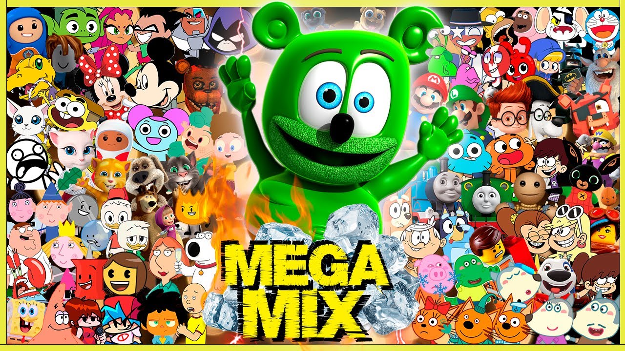 Megamix Gummy Bear song (Movies, Games and Series COVER) Part 03 - YouTube