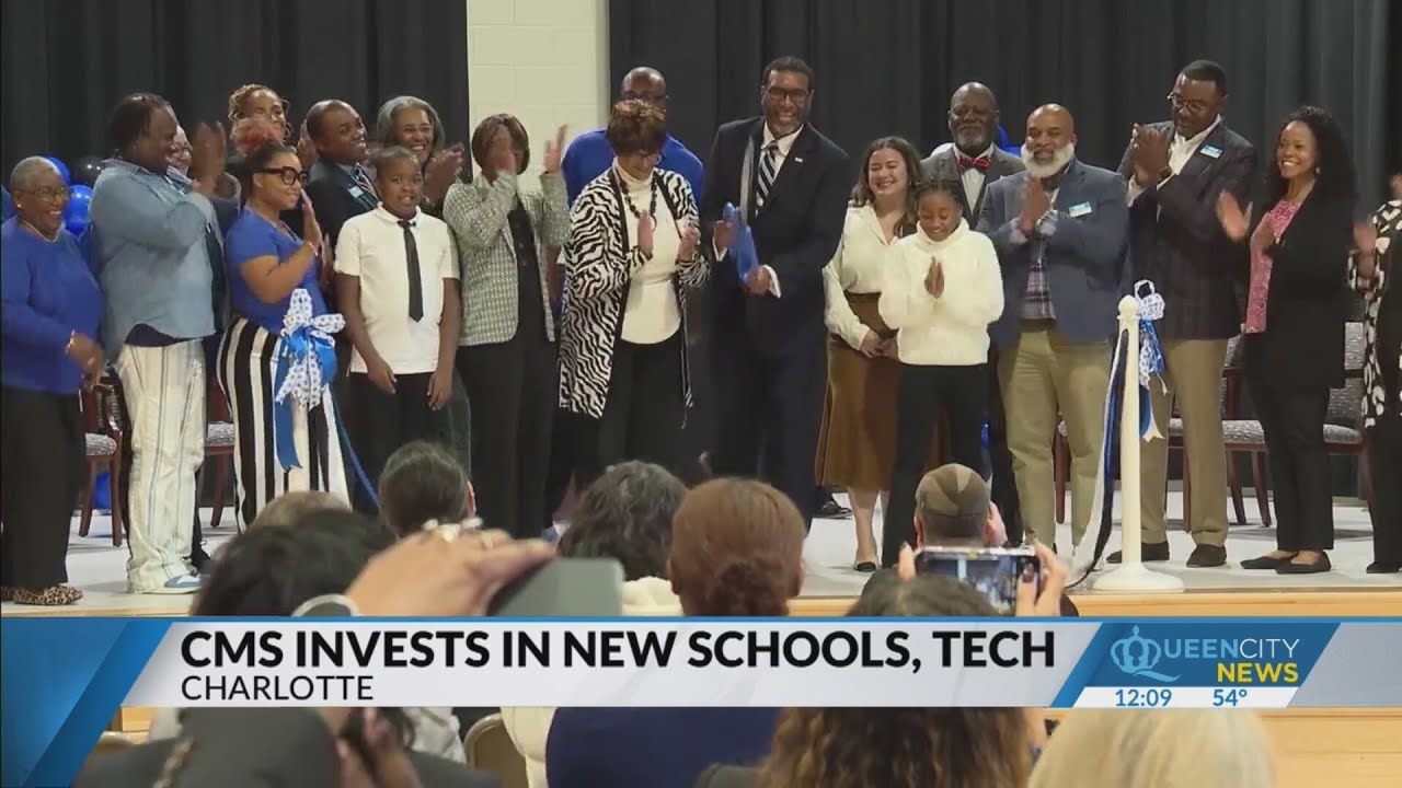 CMS investing in new schools, upgraded tech from COVID era - YouTube